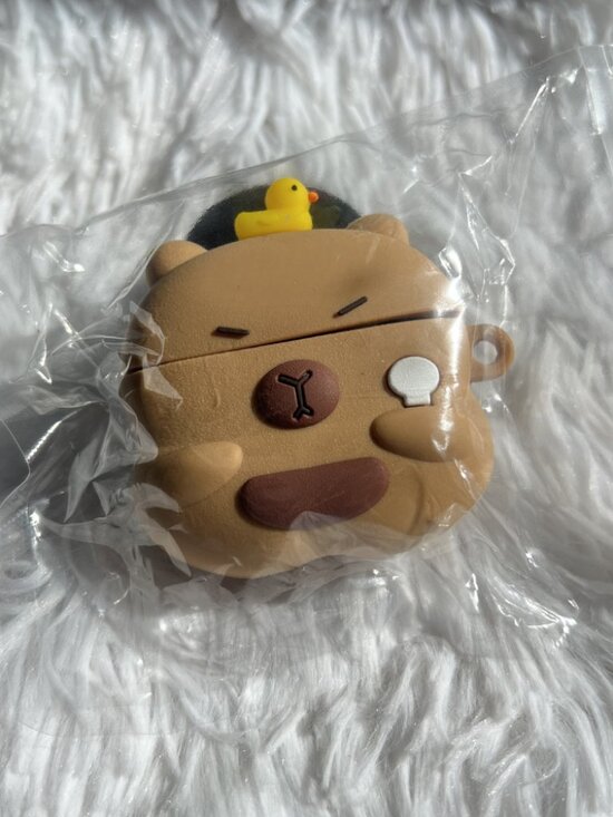 Apple | Cell Phones & Accessories | Cute Capybara Pet Duck Apple Airpod ...